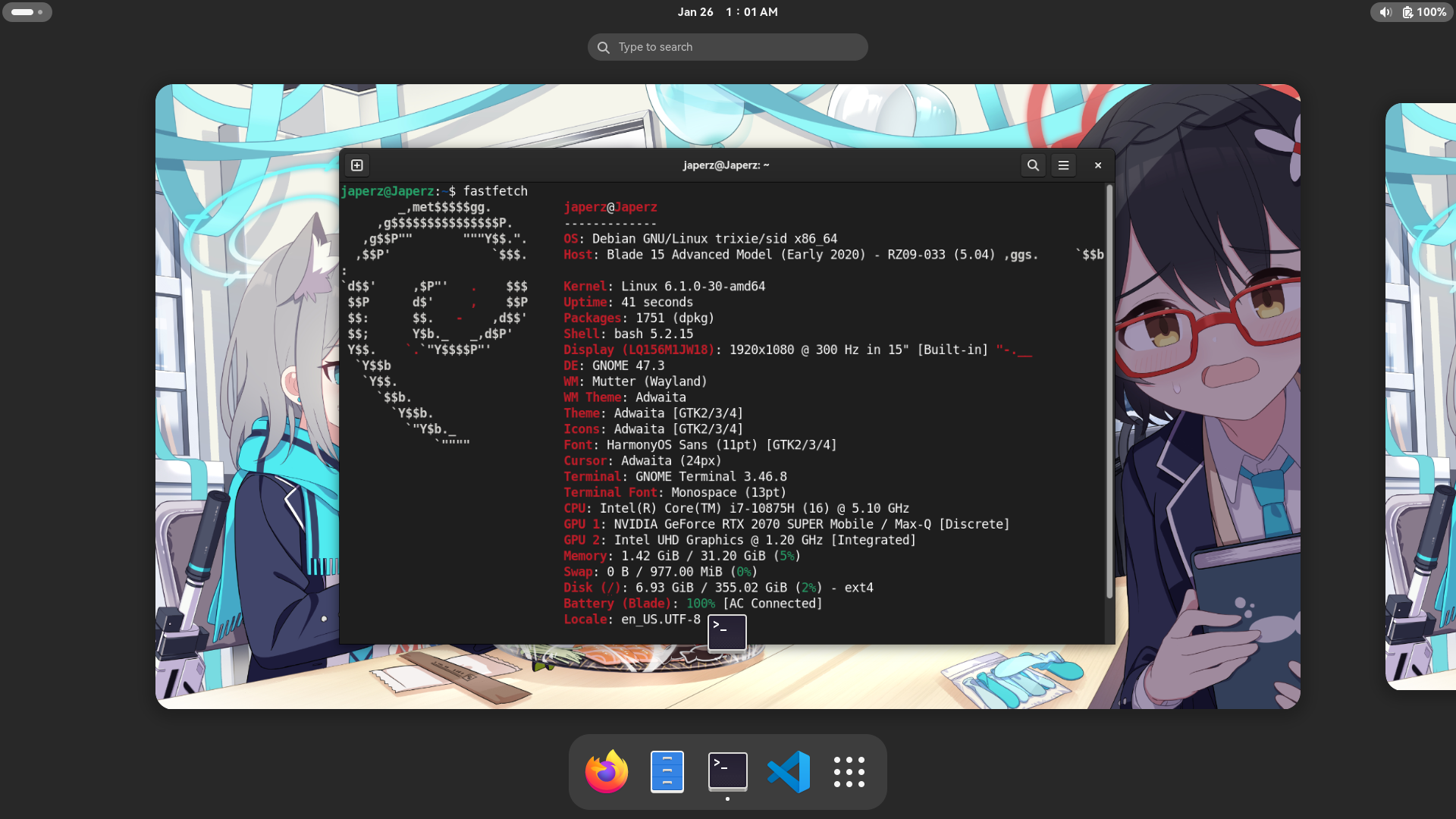 Debian更新Gnome至最新最热版本 | 杰帕斯の小窝